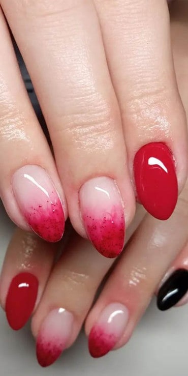 All the Gorgeous 24 Red Ombre Nails You'll Want To Wear Now | Polish ...