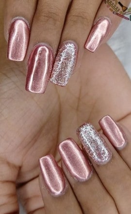 24 Ridiculously Gorgeous Rose Gold Nail Designs That Will Take Your ...