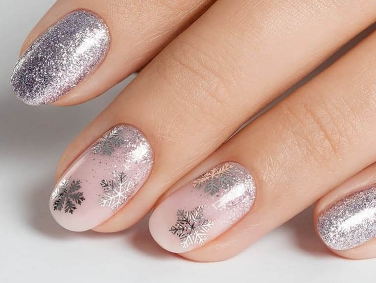 22 Stunning Silver Nails That Will Make You Fall In Love | Polish and ...