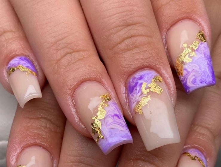 22 Fabulous Square Nails for the Trendy Fashionista in All Of Us ...