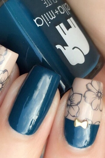 22 Teal Color Nails That Will Make Anyone's Heart Melt | Polish and Pearls