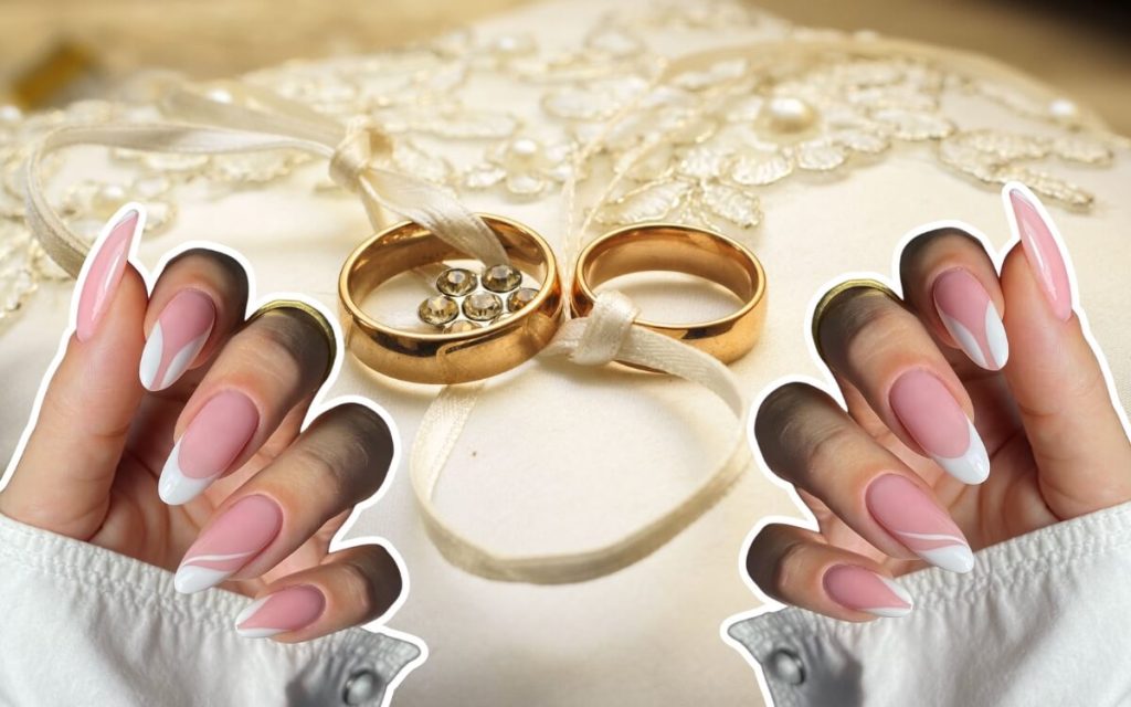 25 Elegant and Timeless Wedding Nail Ideas to Complete Your Bridal Look ...