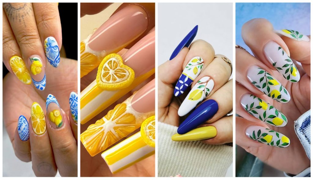 28 Zesty Lemon Nail Designs You’ll Be Obsessed With This Summer ...