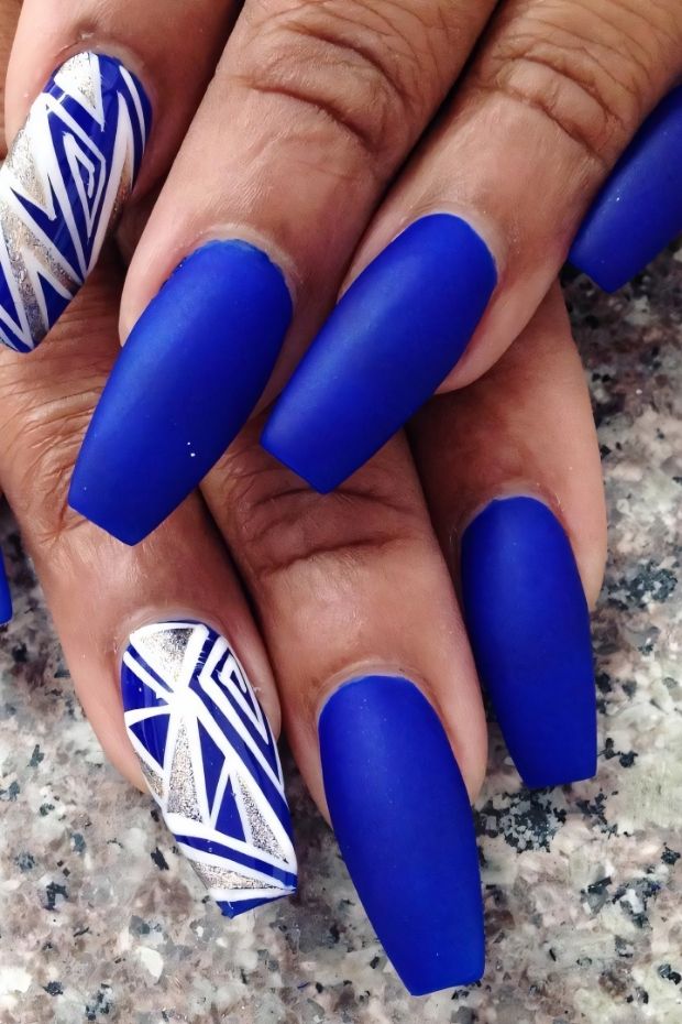 7 Cobalt Blue Nails That Make A Bold Statement | Polish and Pearls