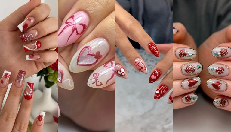 15 Cute Nail Designs for Sweet Valentine Looks | Polish and Pearls