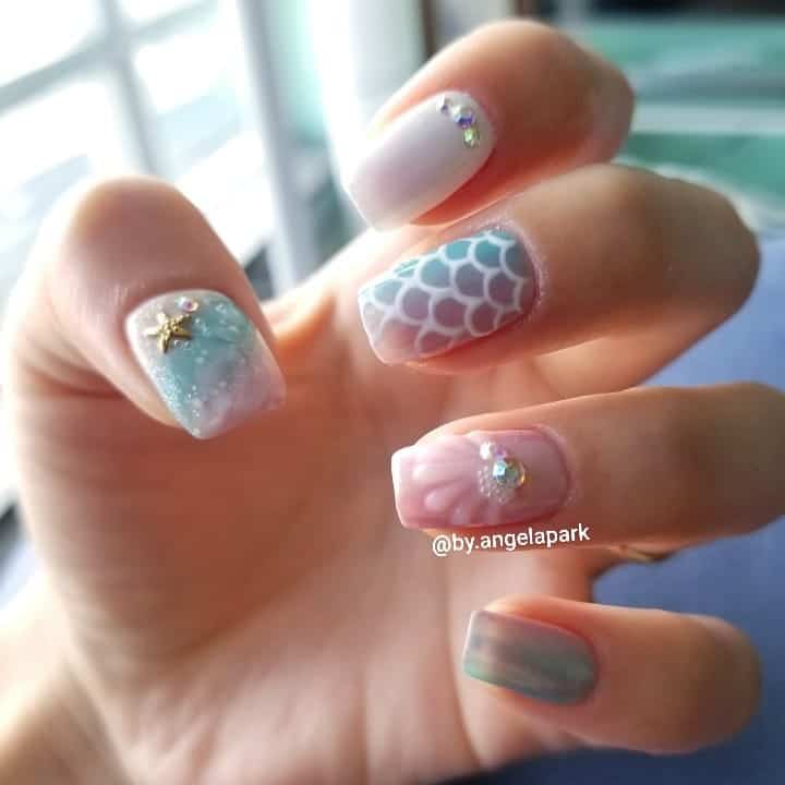 Best Nail Design Ideas for the Mermaid Lovers | Polish and Pearls
