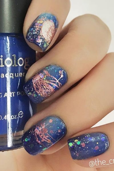 22 Metallic Nail Art Designs Every Girl Needs to Try | Polish and Pearls