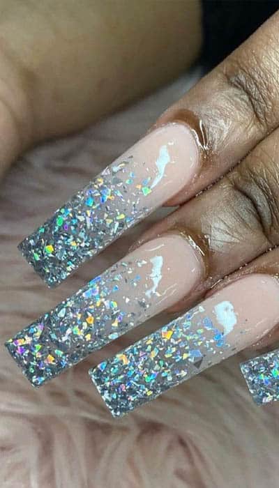 22 Stunning Silver Nails That Will Make You Fall In Love | Polish and ...